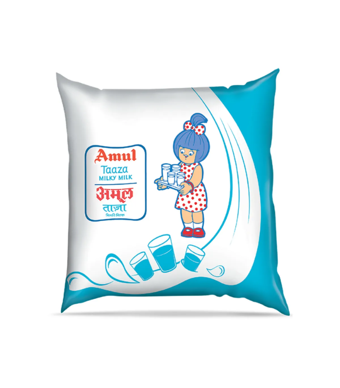 Amul Taaza Toned Fresh Milk (Pouch) – Fresh trolley