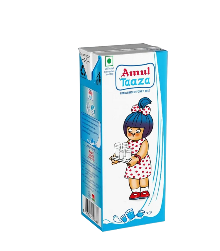Amul Taaza Homogenised Toned Milk – Fresh trolley